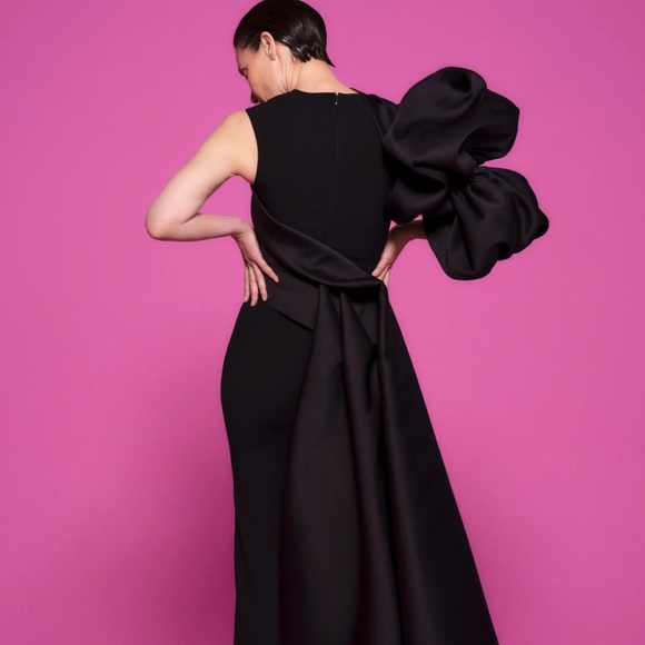 Solace London | Dresses | Solace London Moore Maxi Black Gown Us 2 ...